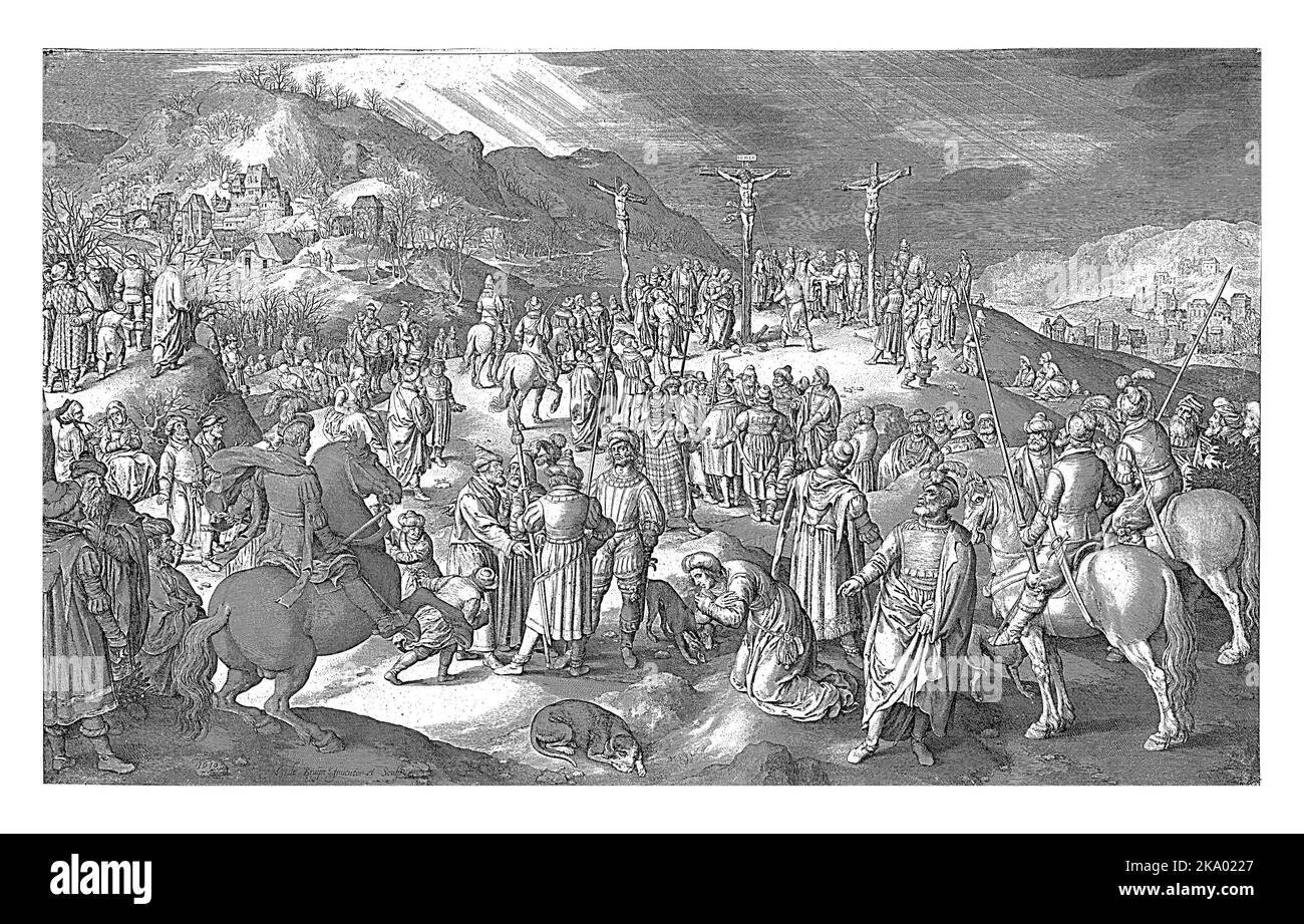 Christus zwischen den beiden dieben gekreuzigt -Fotos und -Bildmaterial in hoher Auflösung – Alamy