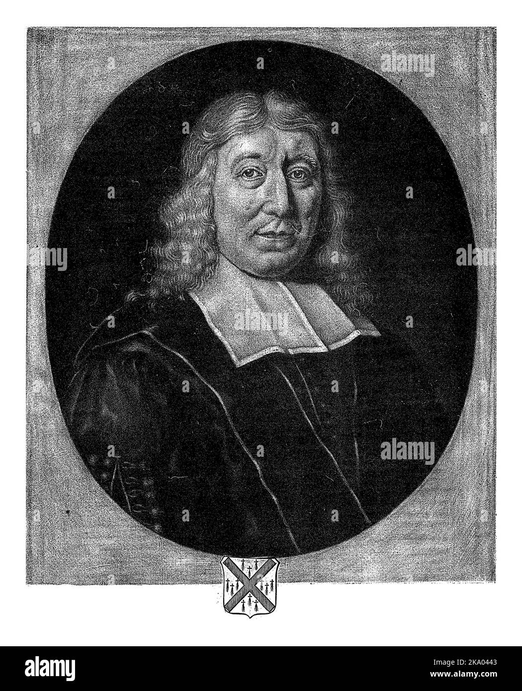 Porträt von Nicolaas Blanckaert im Alter von 68 Jahren. Er war ...