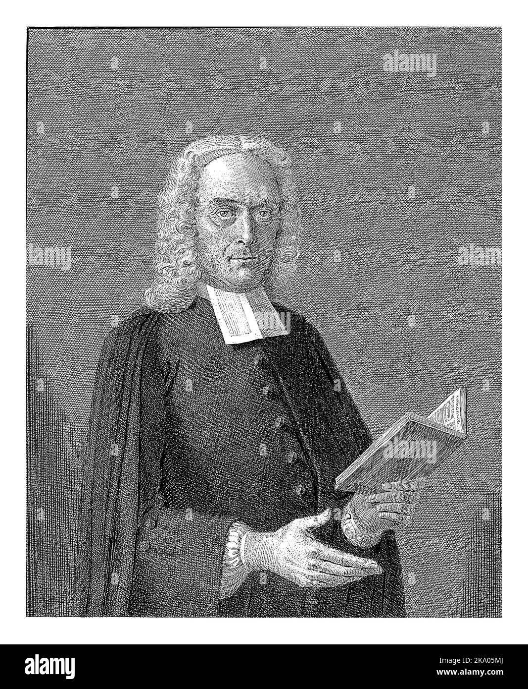 Porträt von Joannes Deknatel, Mennonitischer Minister in Amsterdam, im ...