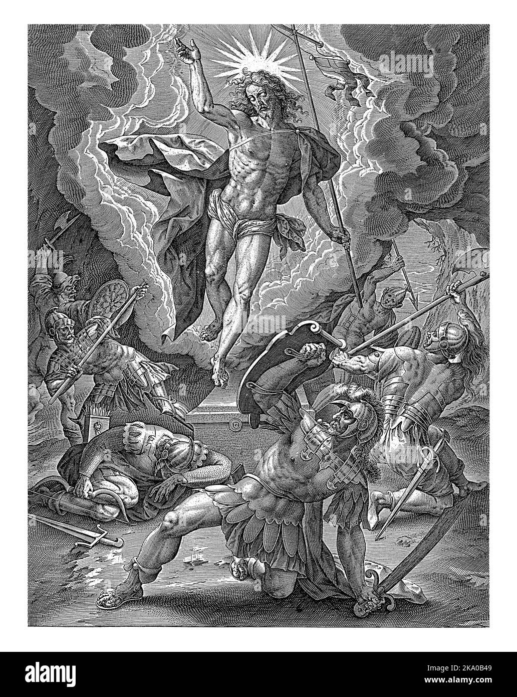 Jesus erhebt sich aus dem grab Ausgeschnittene Stockfotos und -bilder - Alamy