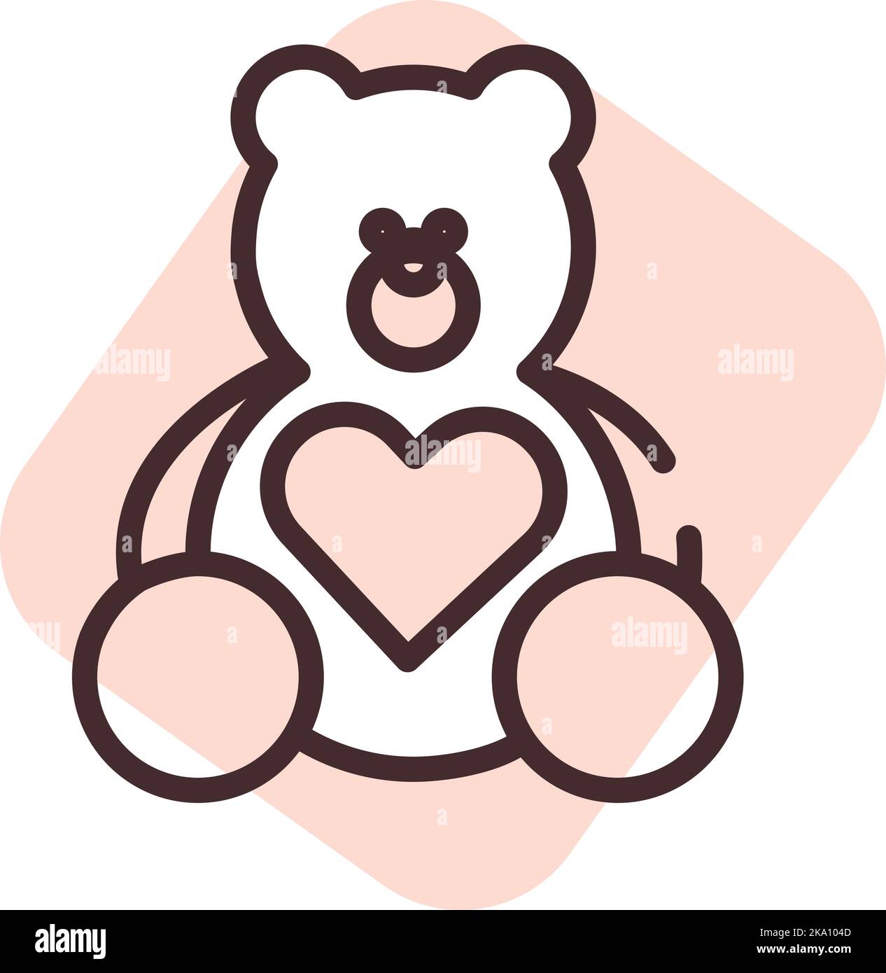 Teddy bear illustration Stock-Vektorgrafiken kaufen - Alamy
