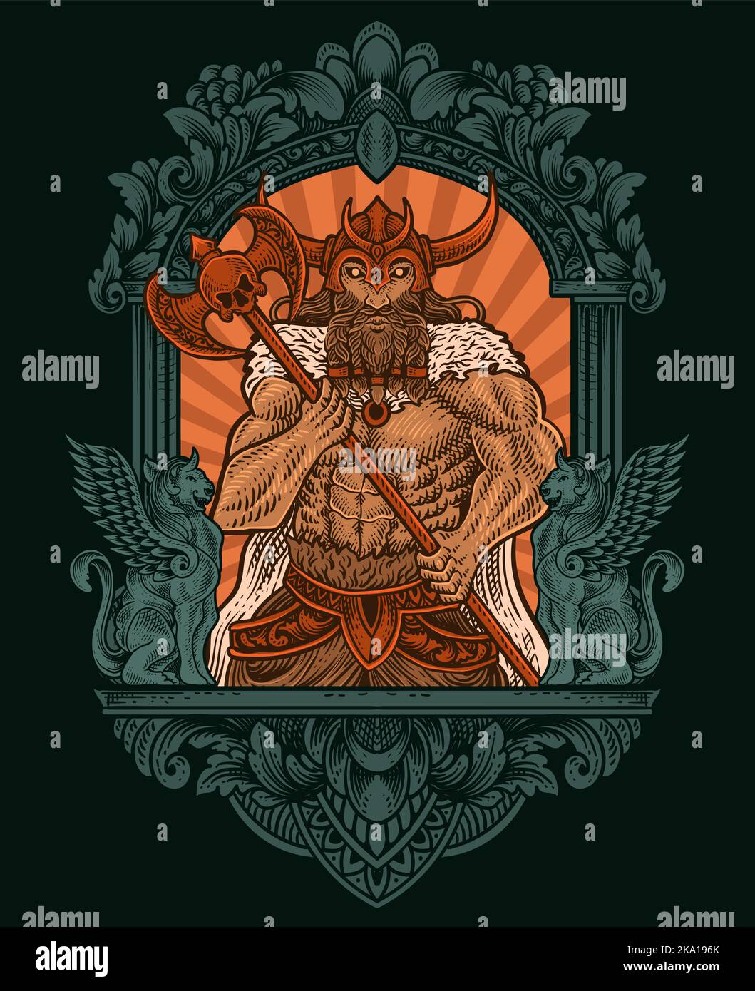 Edler krieger Stock-Vektorgrafiken kaufen - Alamy