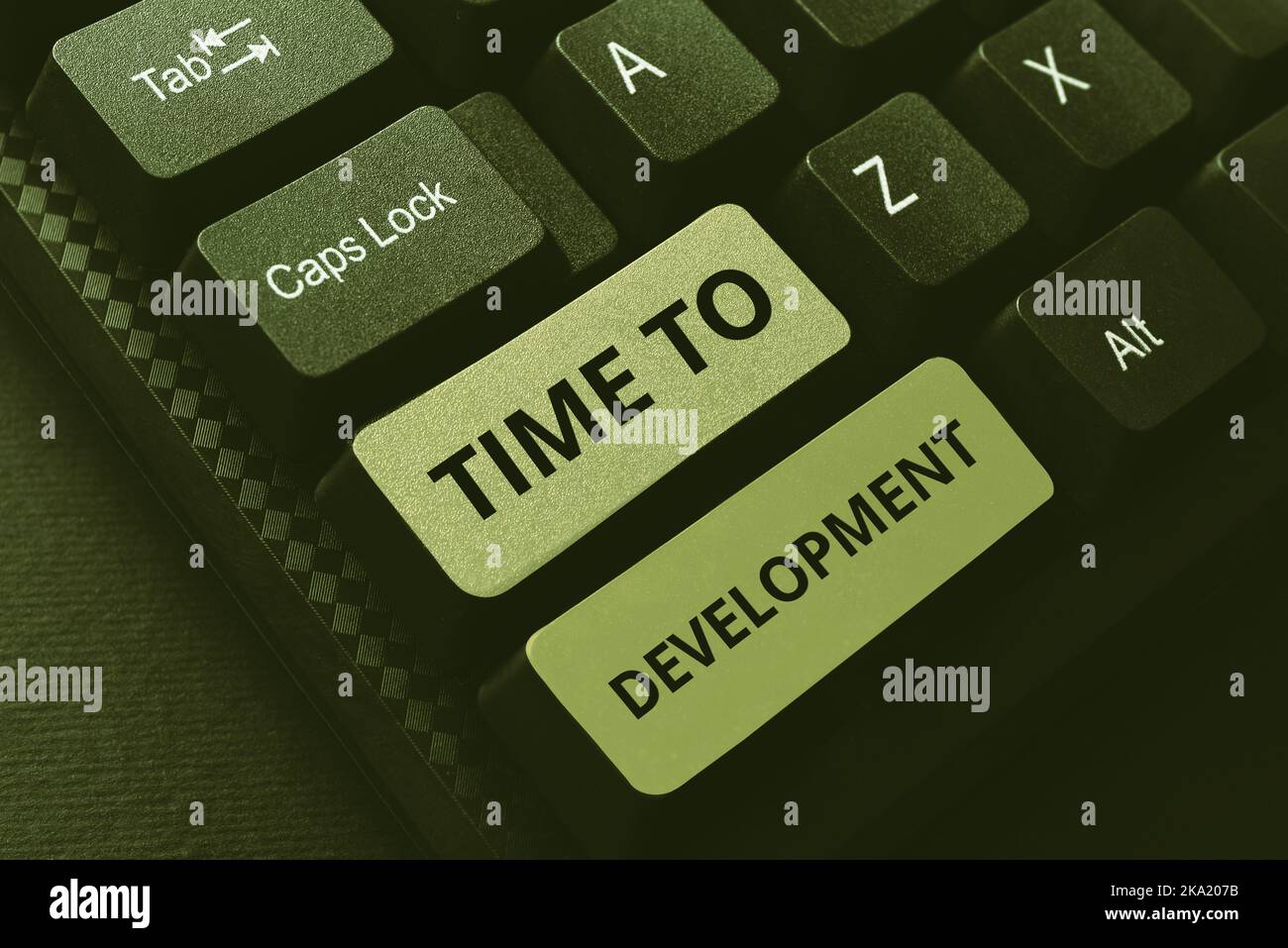 Inspiration, die Zeichen zeigt, wie viel Zeit für Entwicklung ist ...