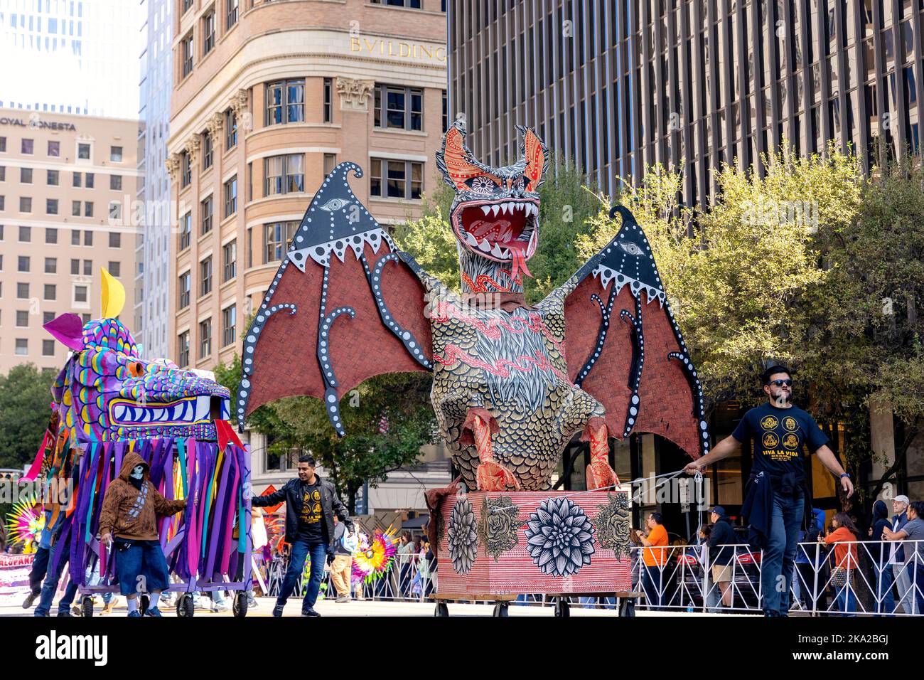 Viva la Vida Parade zum Tag der Toten (Dia de los Muertos) in Austin ...