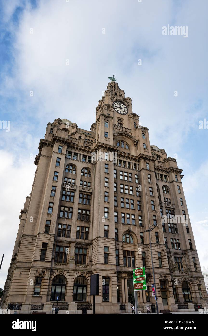 Liverpool, Großbritannien - 7. September 2022: Cunard Office Building ...
