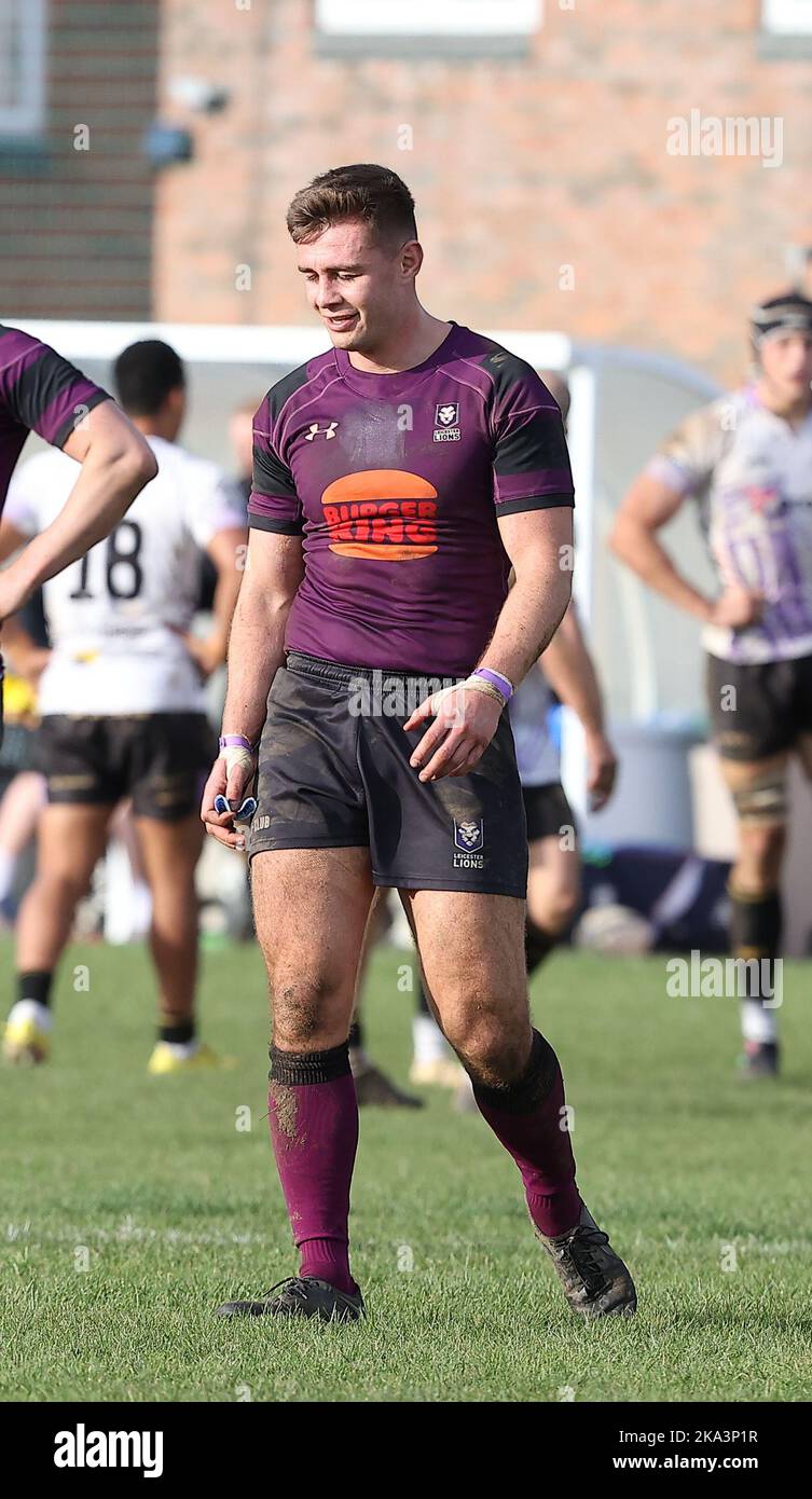 29.10.2022 Leicester, England. Rugby Union. Während der National League ...
