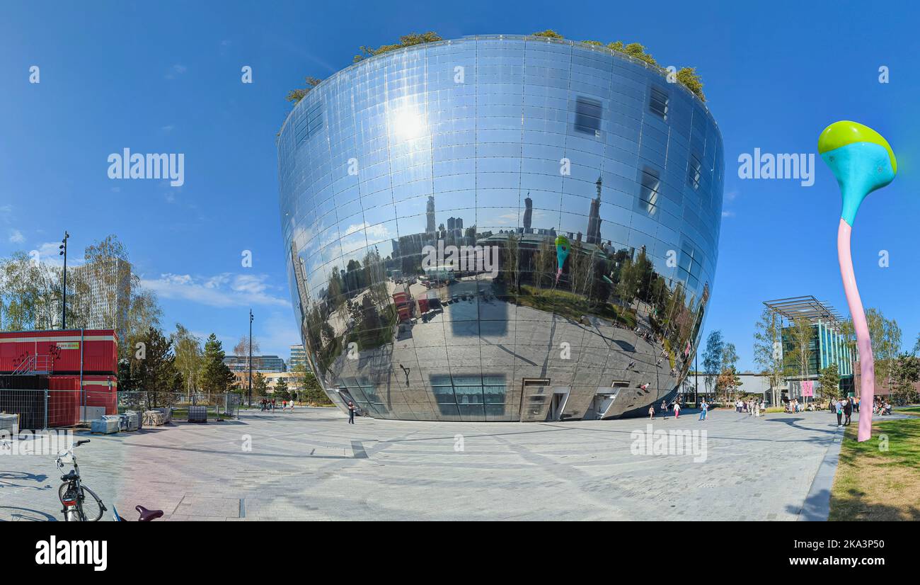 Depot Boijmans Van Beuningen, ein modernes Museum mit kreisförmiger ...