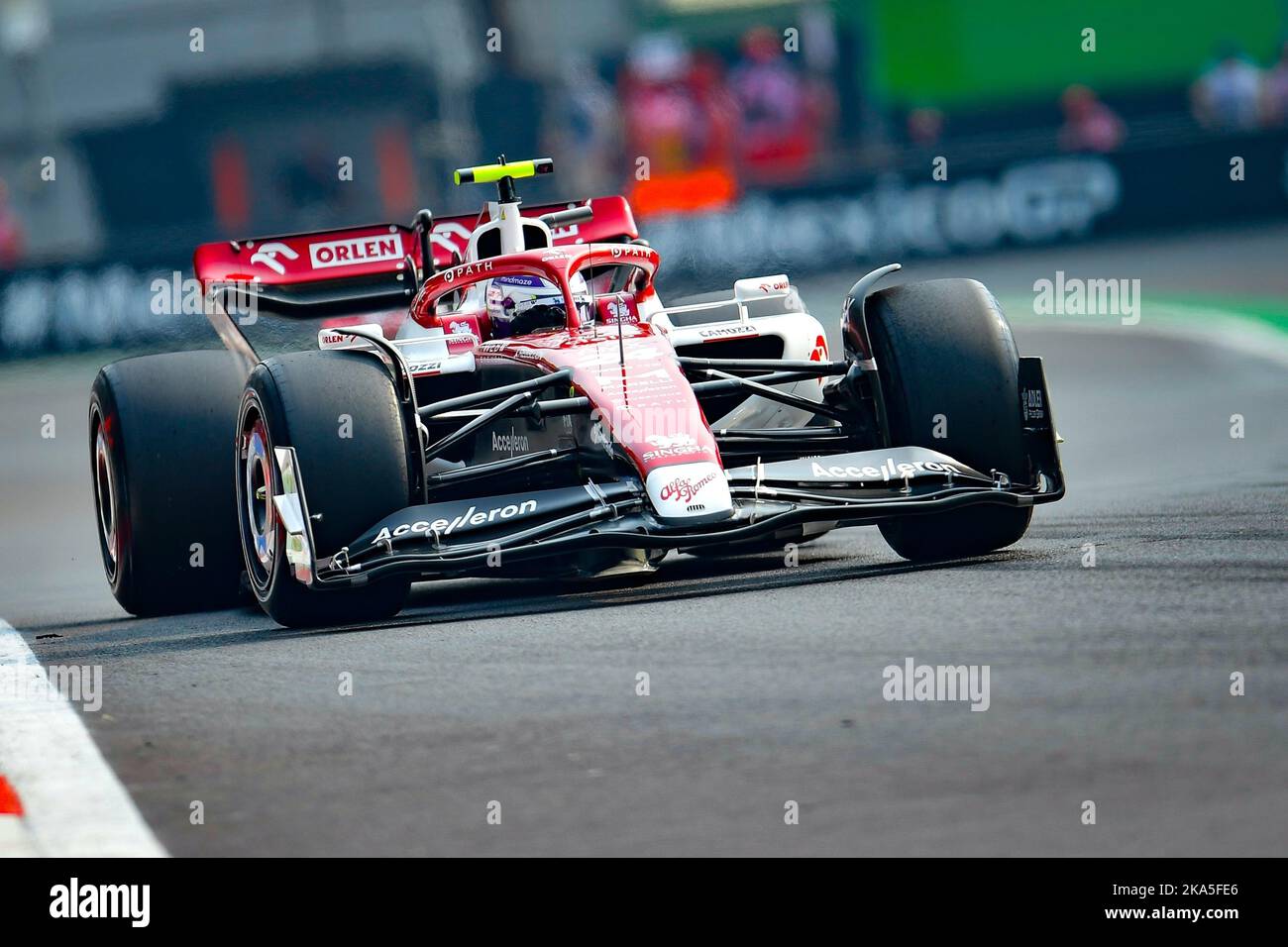 MEXIKO-Stadt, MEXIKO 28. 2022. Oktober: Zhou Guanyu aus China (N-24 ...