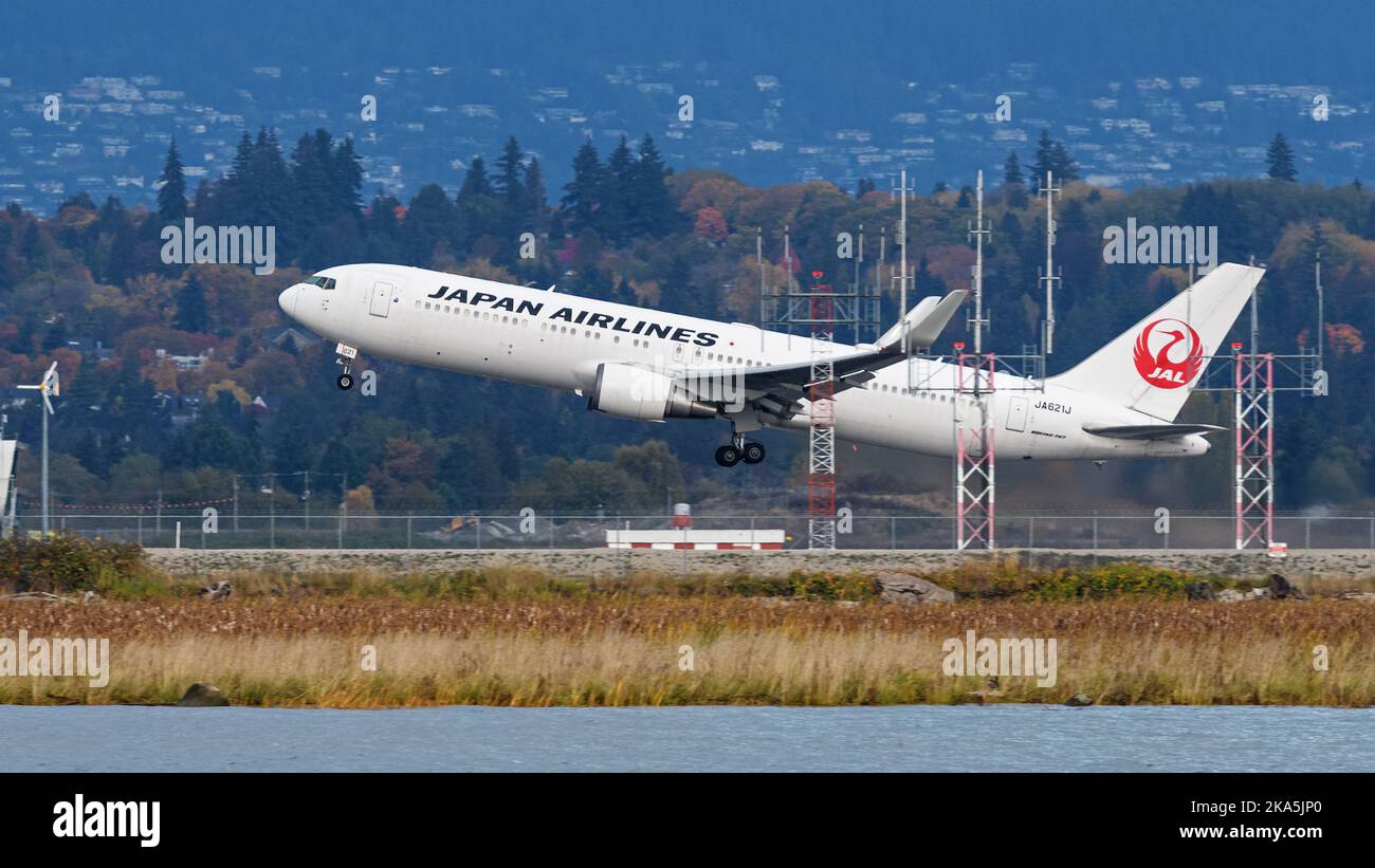 Richmond, British Columbia, Kanada. 31. Oktober 2022. Ein Jet-Liner der ...