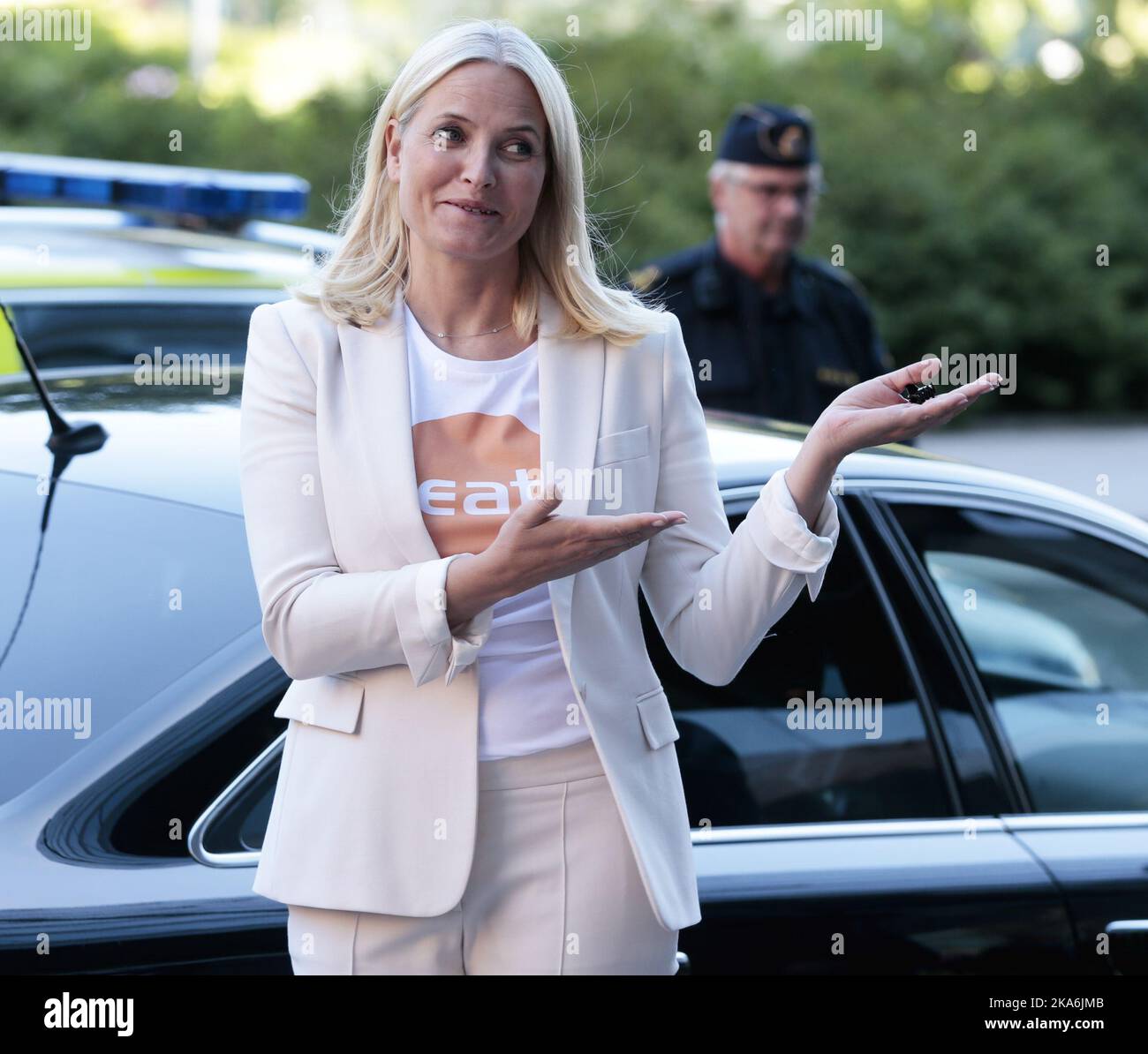 Stockholm, Schweden 20160614. Kronprinzessin Mette-Marit von Norwegen ...