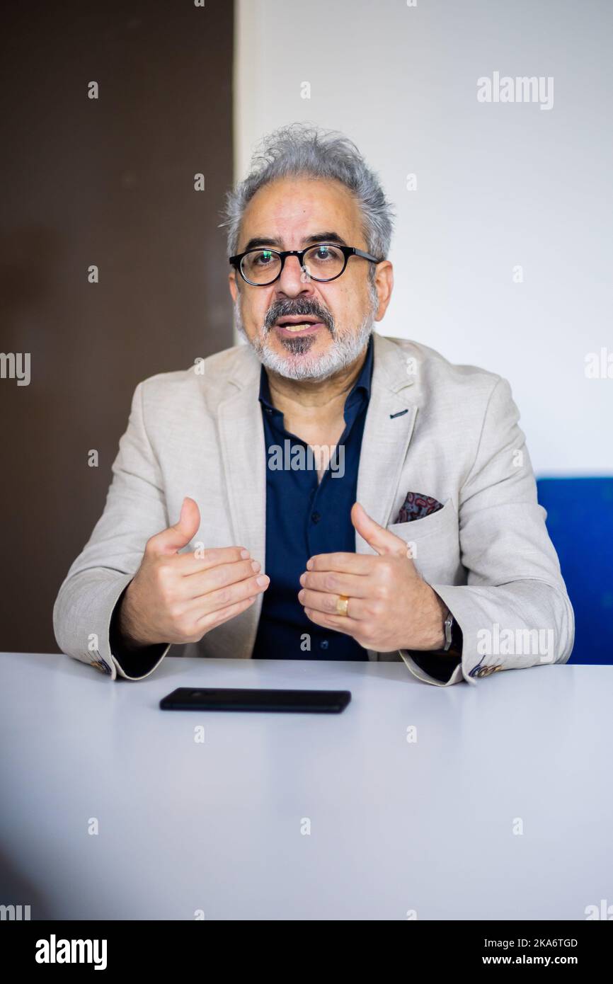 Berlin, Deutschland. 26. Oktober 2022. Ehsan Djafari, Sprecher des ...