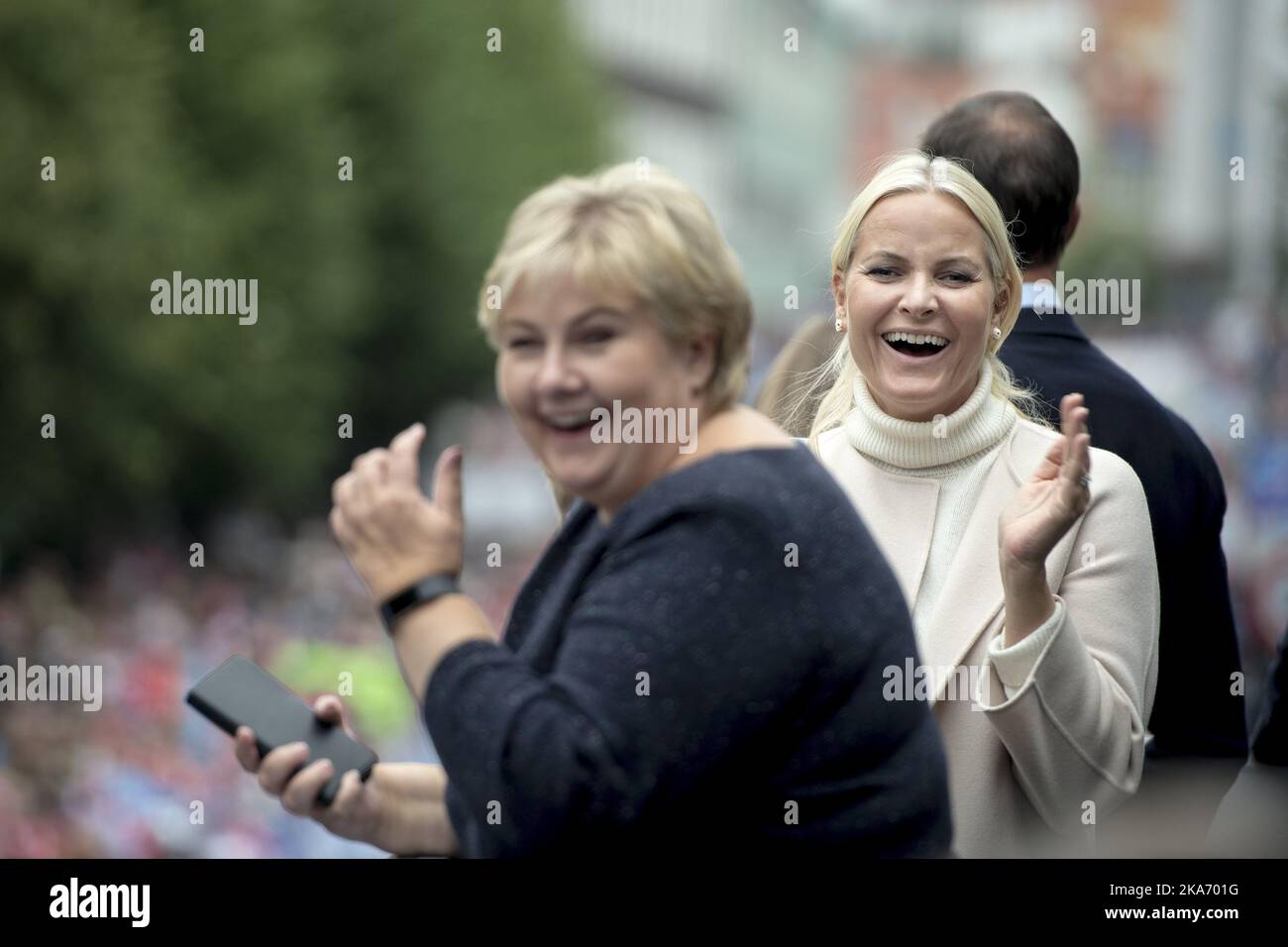 Bergen 20170924. Radweltmeisterschaft in Bergen 2017: Premierministerin ...