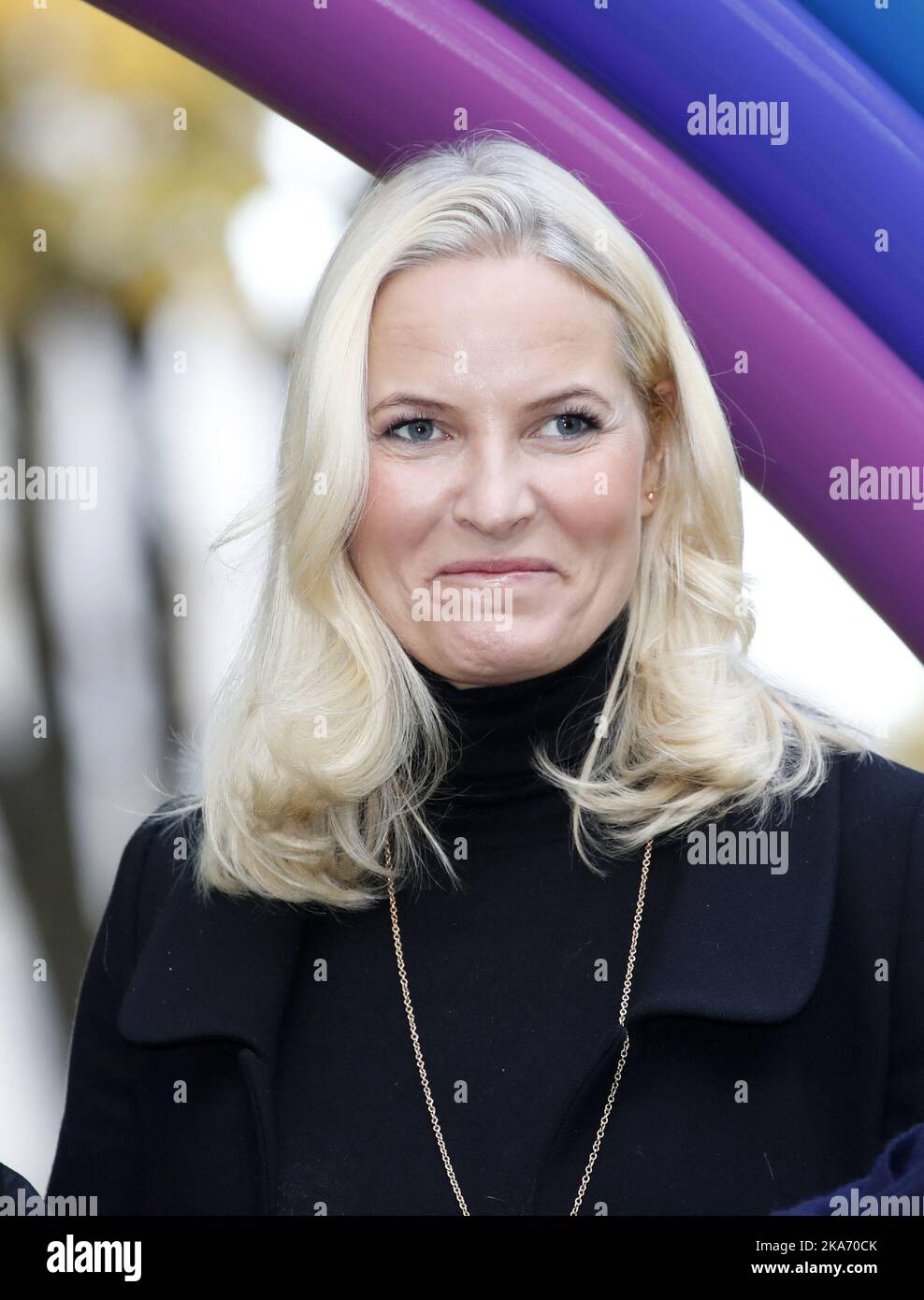 Oslo, Norwegen 20171019. Kronprinzessin Mette-Marit (im Bild) hat im ...