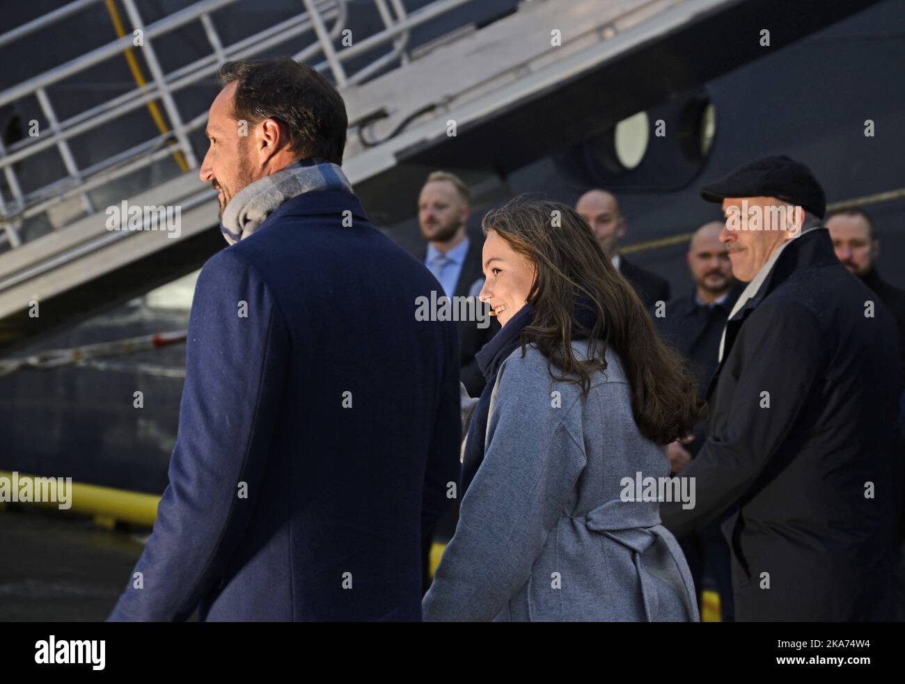 Tromsoe, Norwegen 20181117. Prinzessin Ingrid Alexandra tauft das ...