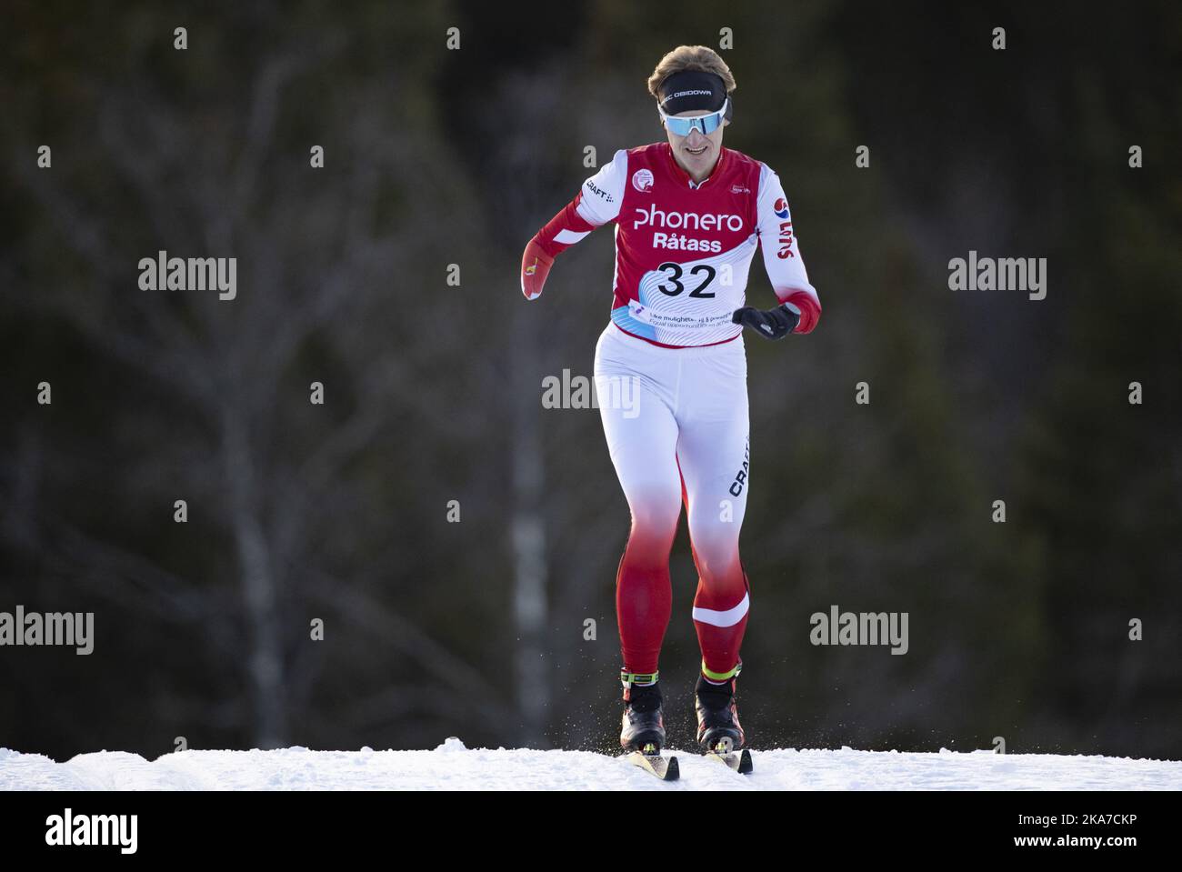 Lillehammer 20220113. Witold Skupien aus Polen kam beim Langlaufen auf ...