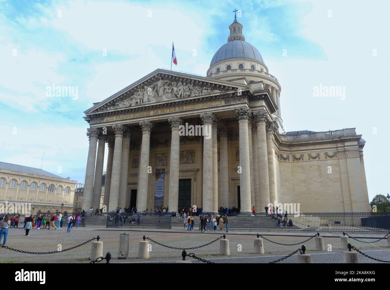 Paris, Frankreich. Oktober 30. 2022. Berühmte Kirche, das Pantheon, aus ...