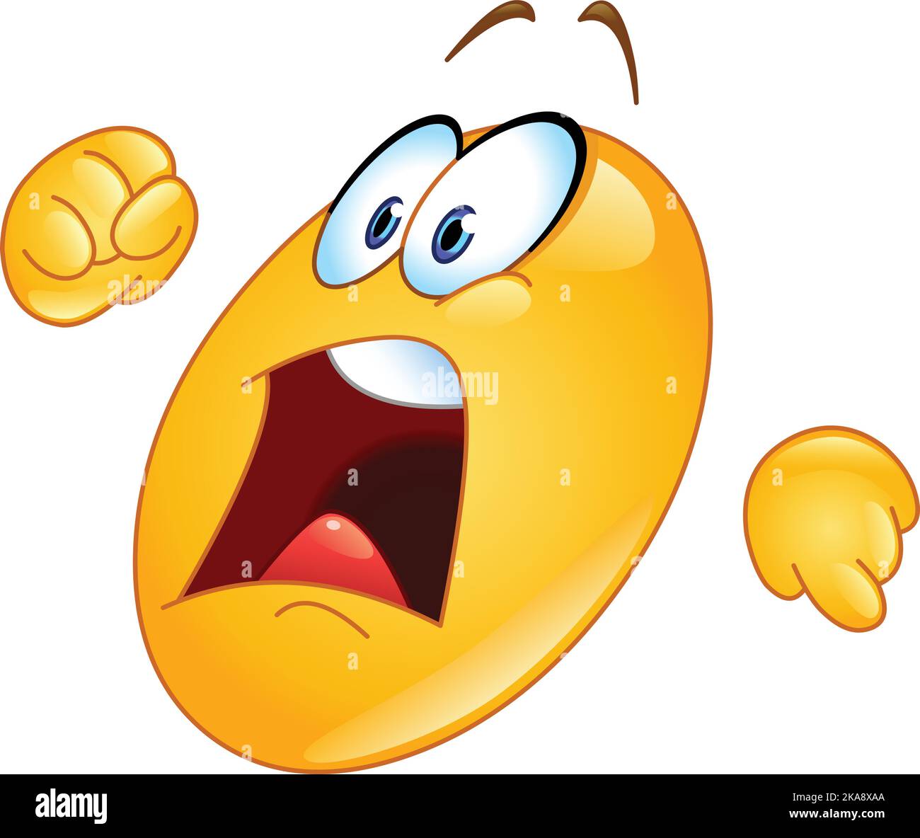 Emoticon panic -Fotos und -Bildmaterial in hoher Auflösung – Alamy