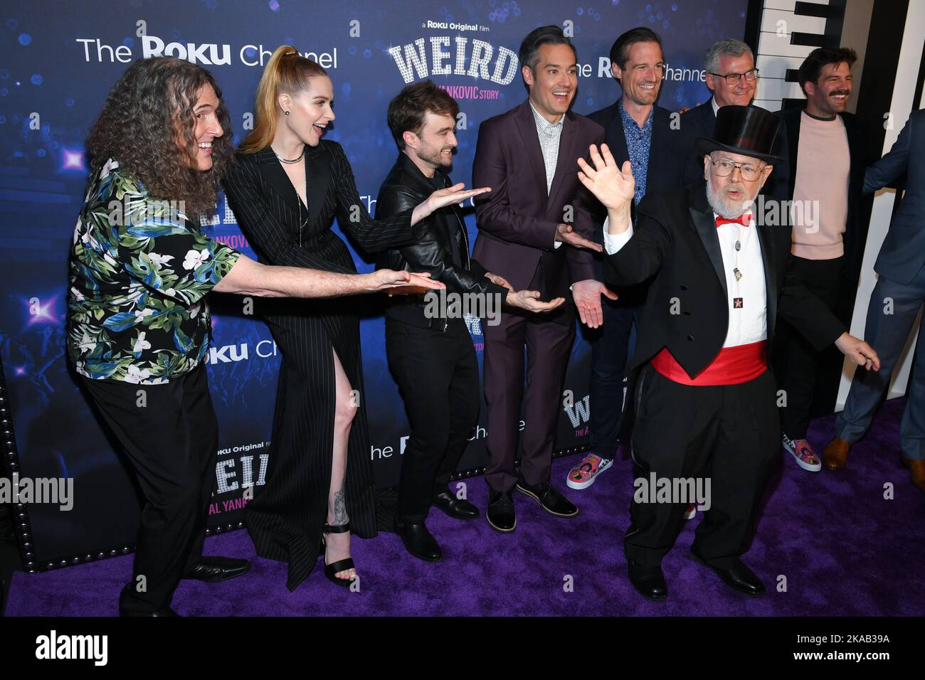 Weird Al Yankovic, Evan Rachel Wood, Daniel Radcliffe, Eric Appel und ...