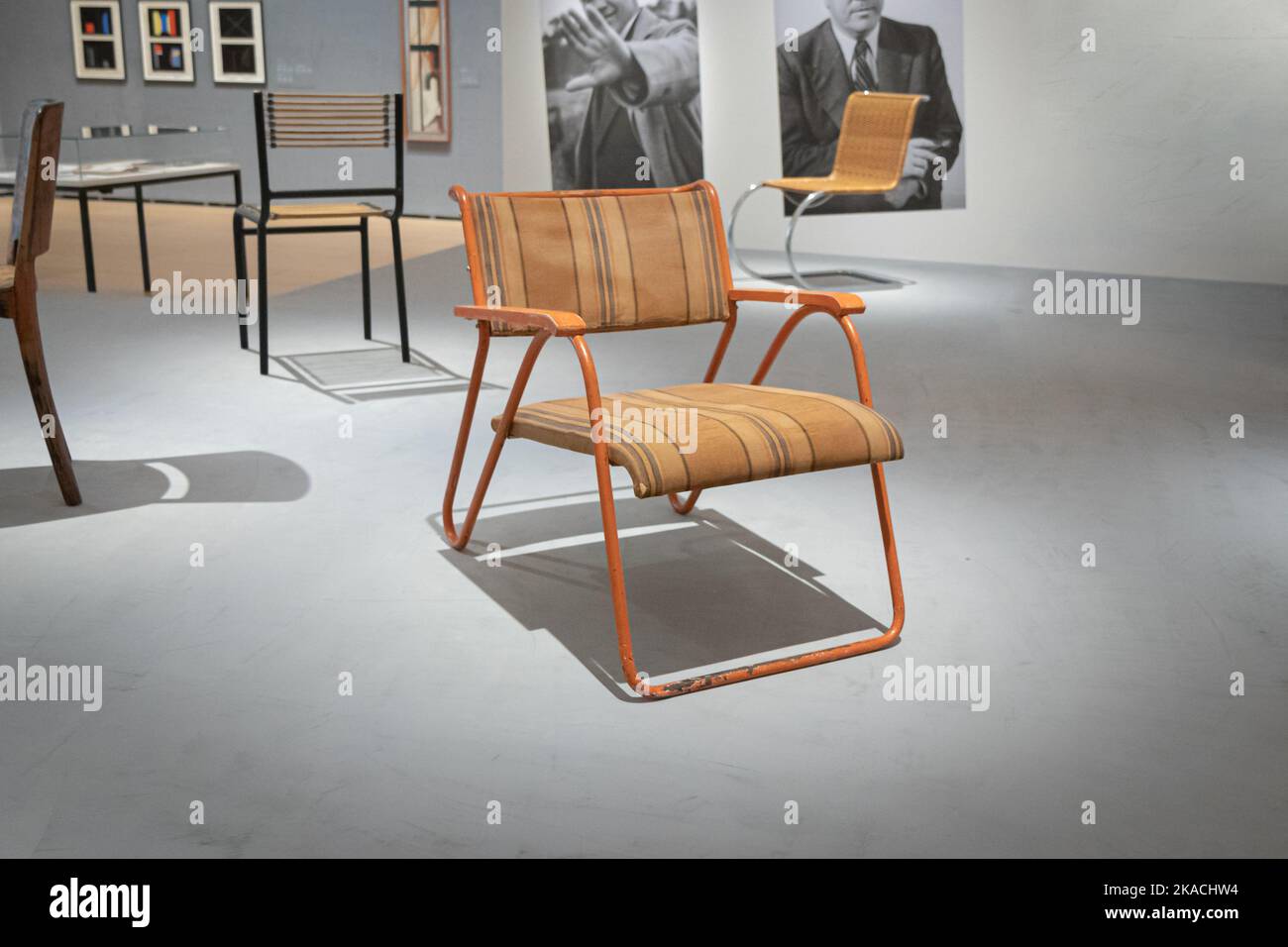 BILBAO, SPANIEN-8. AUGUST 2021: 1931 'Cebaso Model 104' Chair von Erich ...