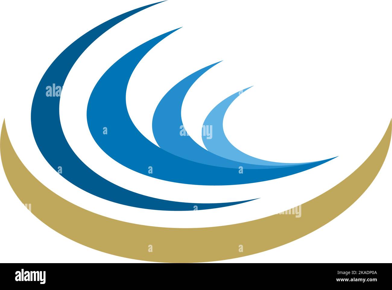 Wave logo Stock-Vektorgrafiken kaufen - Alamy