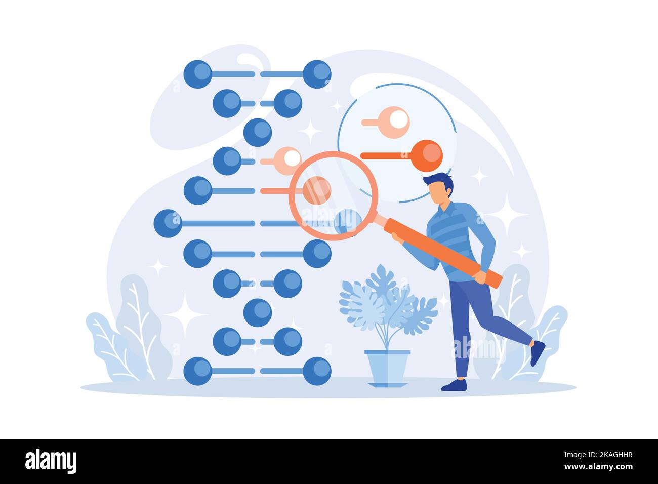 Dna layout Stock-Vektorgrafiken kaufen - Alamy