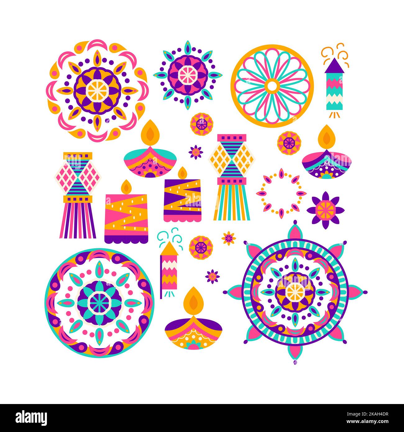 Diwali das lichterfest Stock-Vektorgrafiken kaufen - Alamy