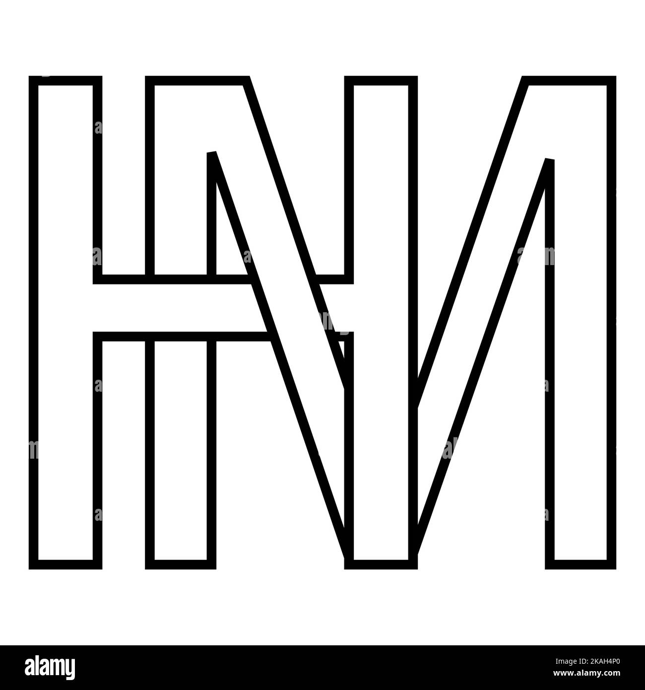 M symbol logo Stock-Vektorgrafiken kaufen - Alamy