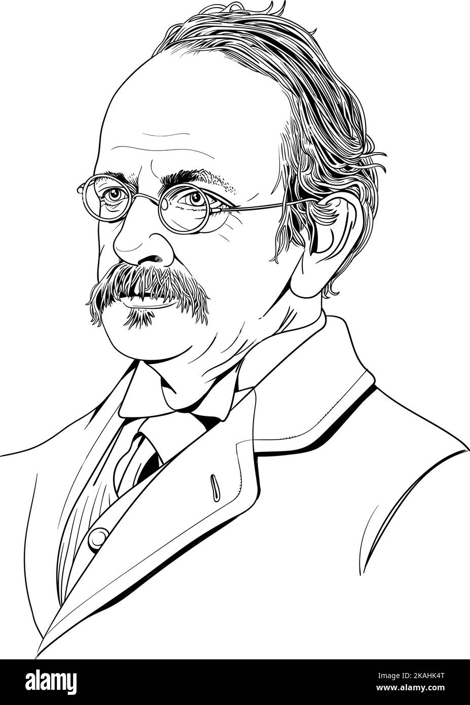 Sir Joseph John Thomson War Ein Britischer Physiker Und Nobelpreisträger Für Physik Der Der