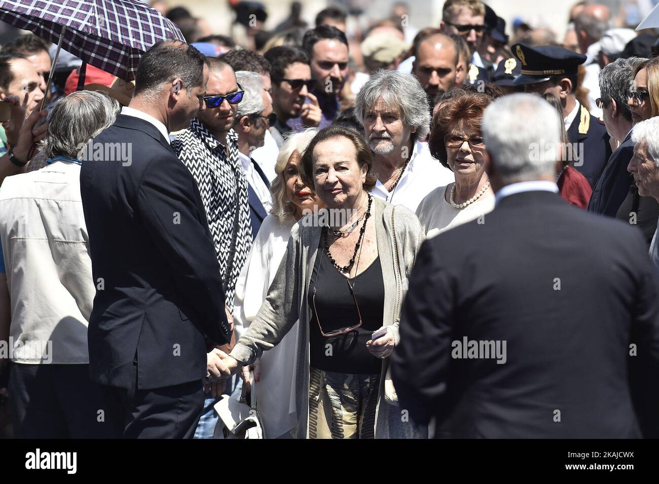 Maria Amato, Ehefrau von Carlo Pedersoli (Bud Spencer), nimmt am 30 ...