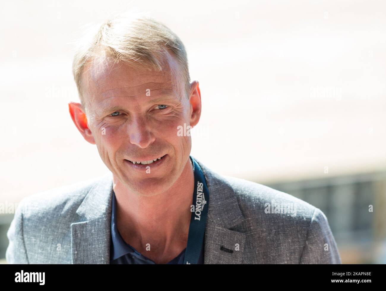 Der schwedische Pferdespringer und Olympia-Silbermedaillengewinnerin ...