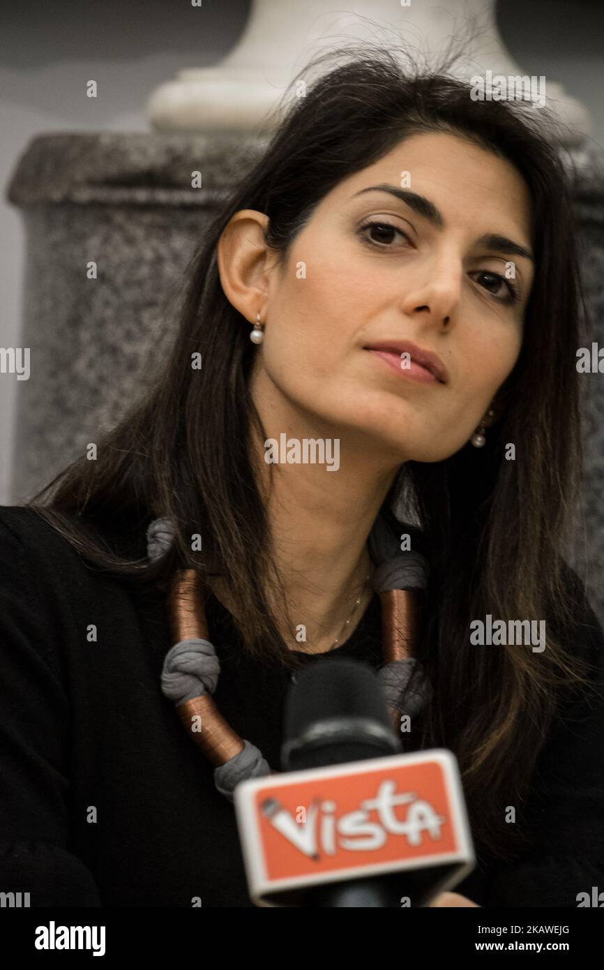 Die Bürgermeisterin von Rom, Virginia Raggi, nimmt am 6. Februar 2018 ...