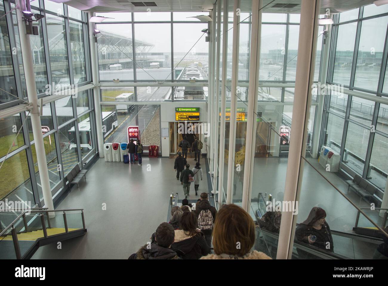 Internationaler Flughafen London Stansted, ein Flughafen mit mehr als ...