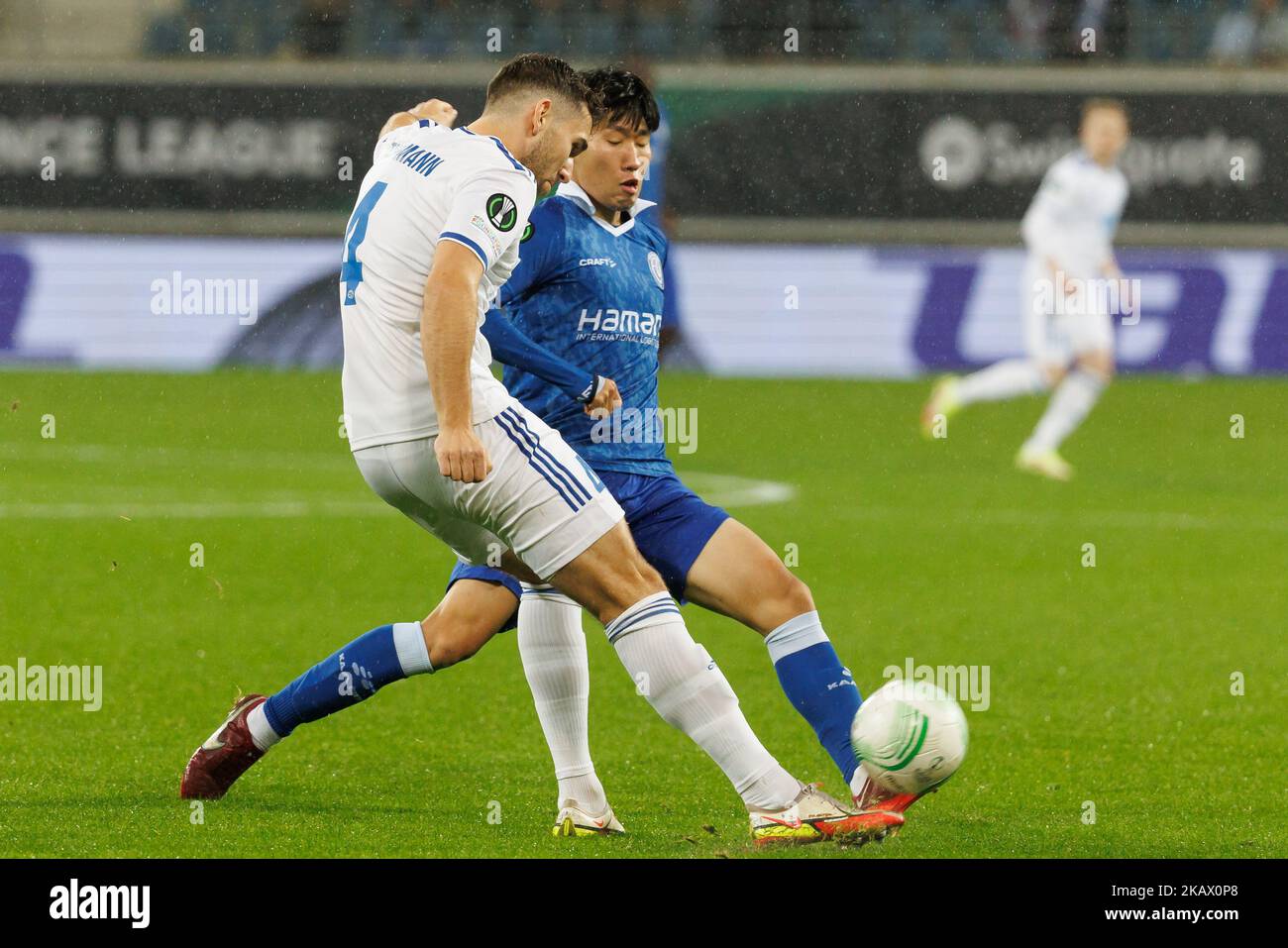 Gent, Belgien, 03/11/2022, Moldes Benjamin Hansen und Gents Hyunseok ...