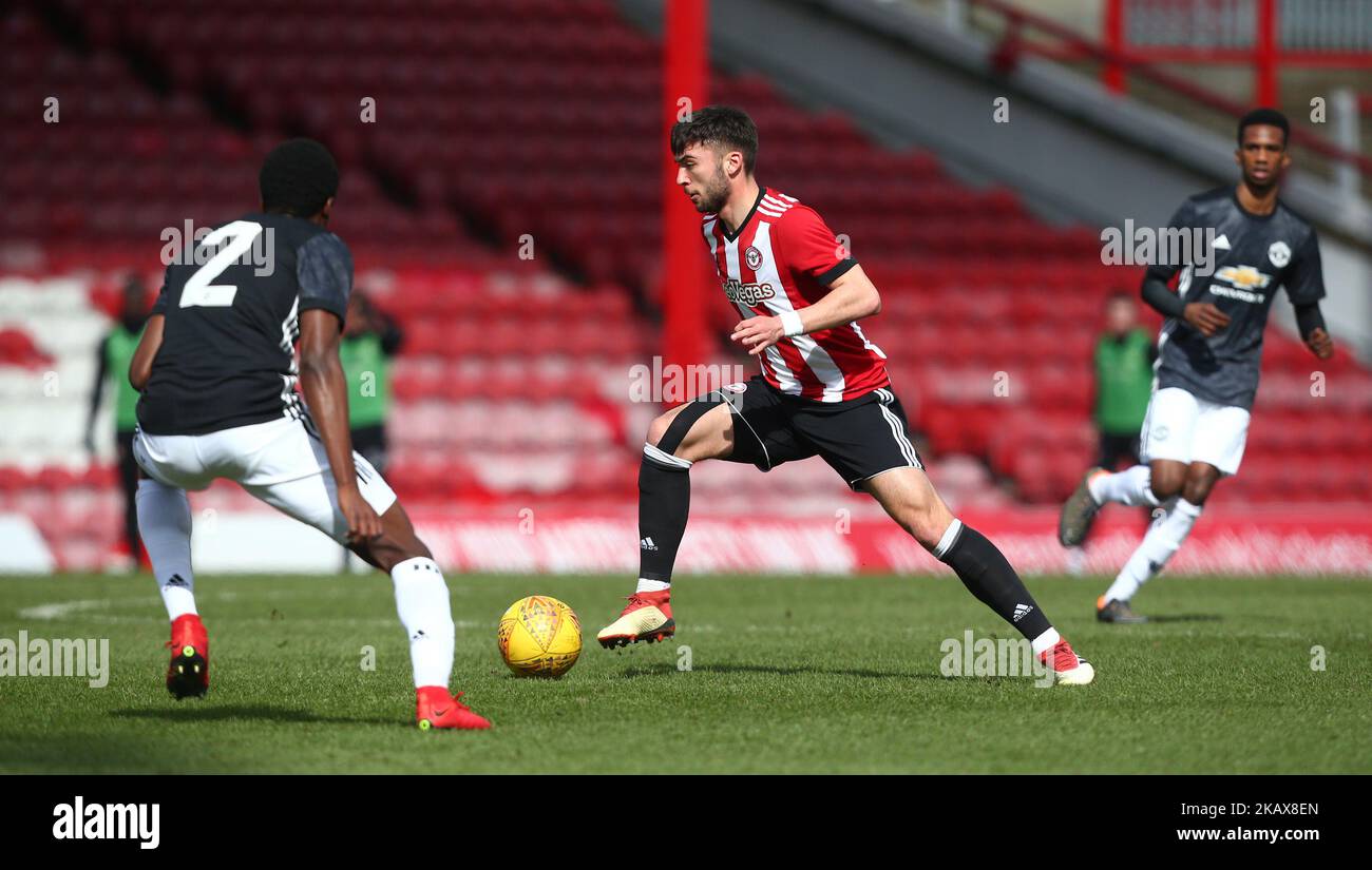 Reece Cole vom FC Brentford beim Freundschaftsspiel zwischen Brentford ...