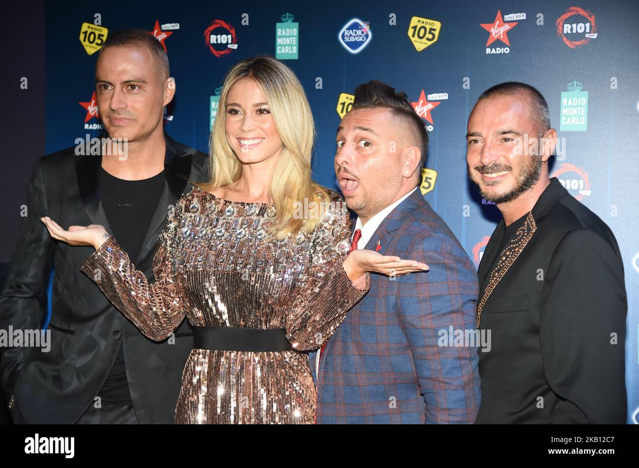 Daniele Battaglia, Diletta Leotta, Alan Caligiuri und Matteo Lotti von ...