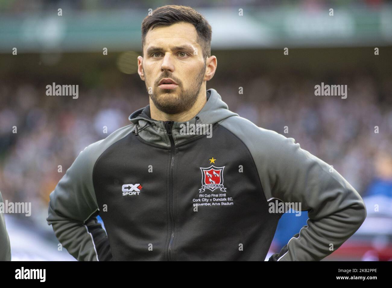 Patrick Hoban von Dundalk während des Irish Daily Mail FAI Cup Finales ...