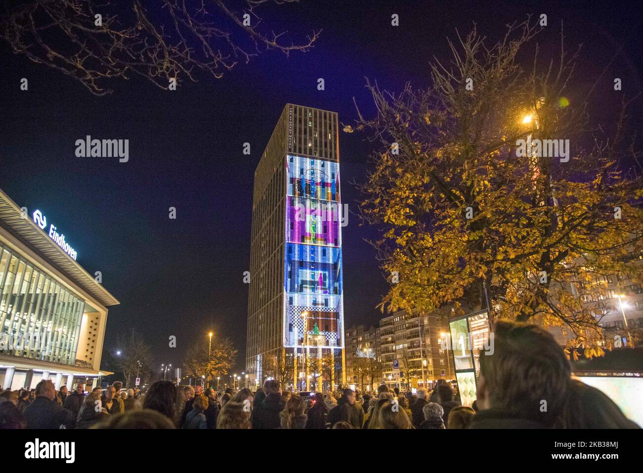 13. Light Festival GLOW in Eindhoven, Niederlande. GLOW findet vom 10 ...