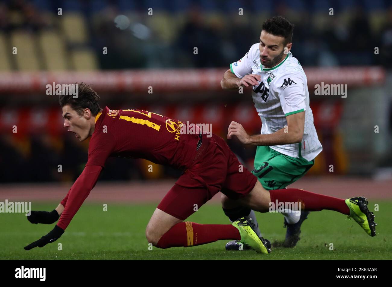 Fbl ita seriea roma sassuolo patrik schick -Fotos und -Bildmaterial in ...