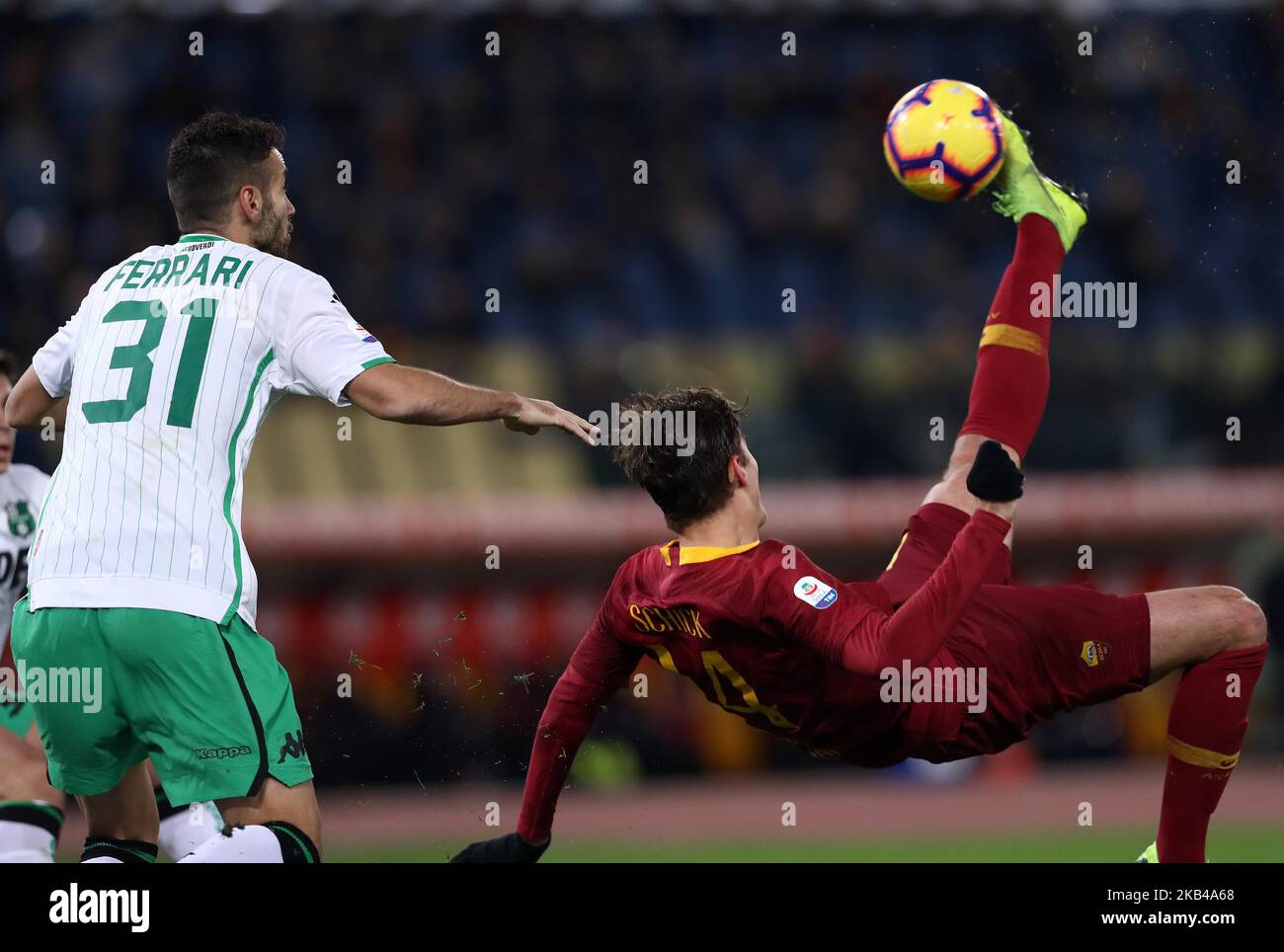 Fbl ita seriea roma sassuolo patrik schick -Fotos und -Bildmaterial in ...