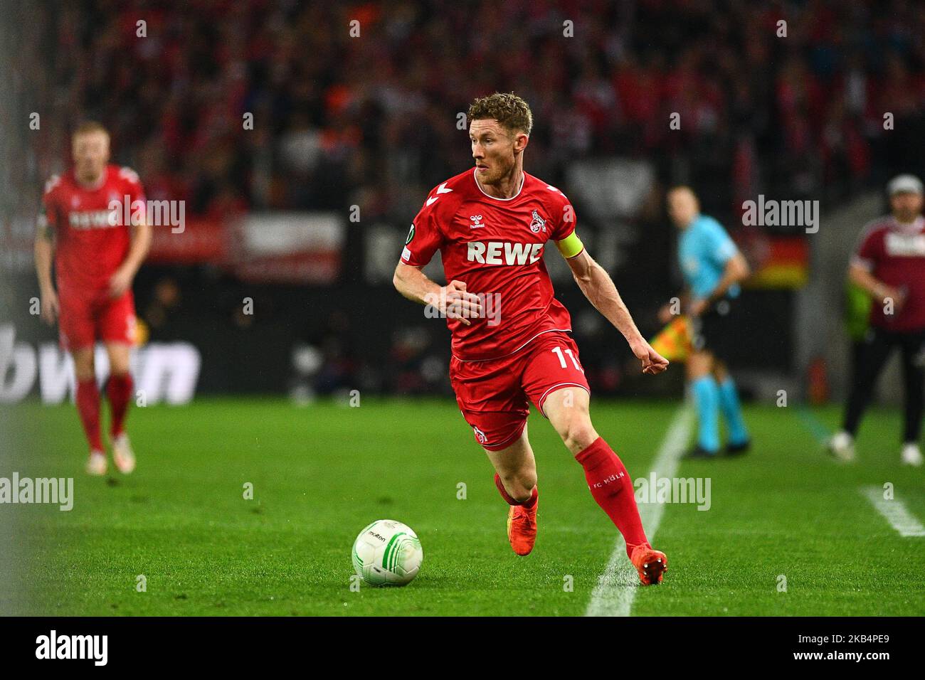 DEUTSCHLAND, KÖLN - 3. NOVEMBER 2022: Florian Kainz. Das Spiel der UEFA ... DEUTSCHLAND, KÖLN - 3. NOVEMBER 2022: Florian Kainz. Das Spiel der UEFA ...