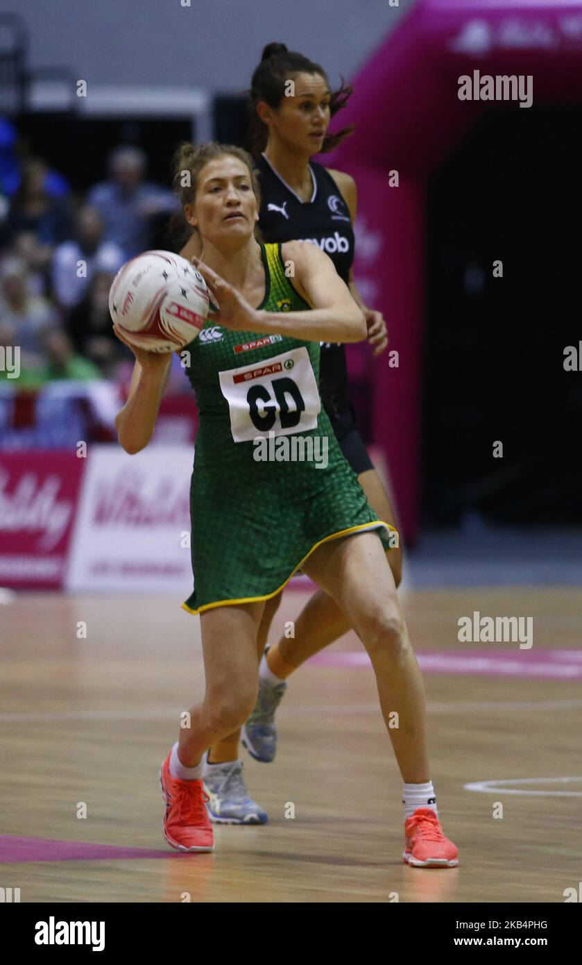 Karla Pretorius aus Südafrika (SPAR Proteas) beim Netball Quad Series ...