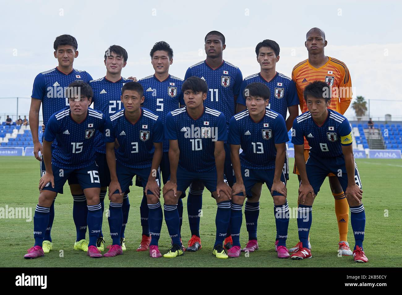 Japan Team Line up (L-R) Ryuya Nishio, Misaki Haruyama, Nagi Matsumoto ...