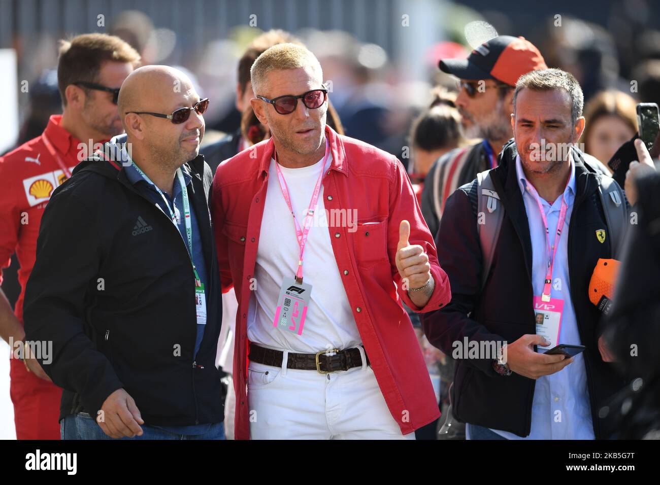 Lapo Elkann zu Gast bei der Ausgabe 90. des GP von Italien, der Etappe ...