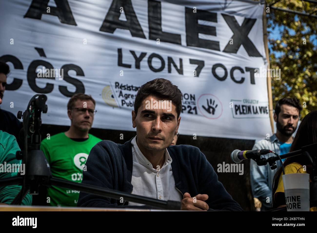 Der Prozess von Alex Montvernay in Lyon, Frankreich, am 7. Oktober 2019 ...
