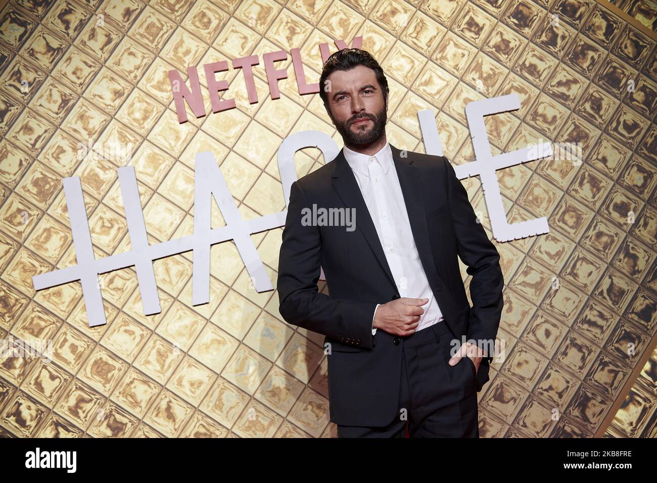 Javier Rey nimmt am 16. Oktober 2019 an der „Hache“-Premiere von ...