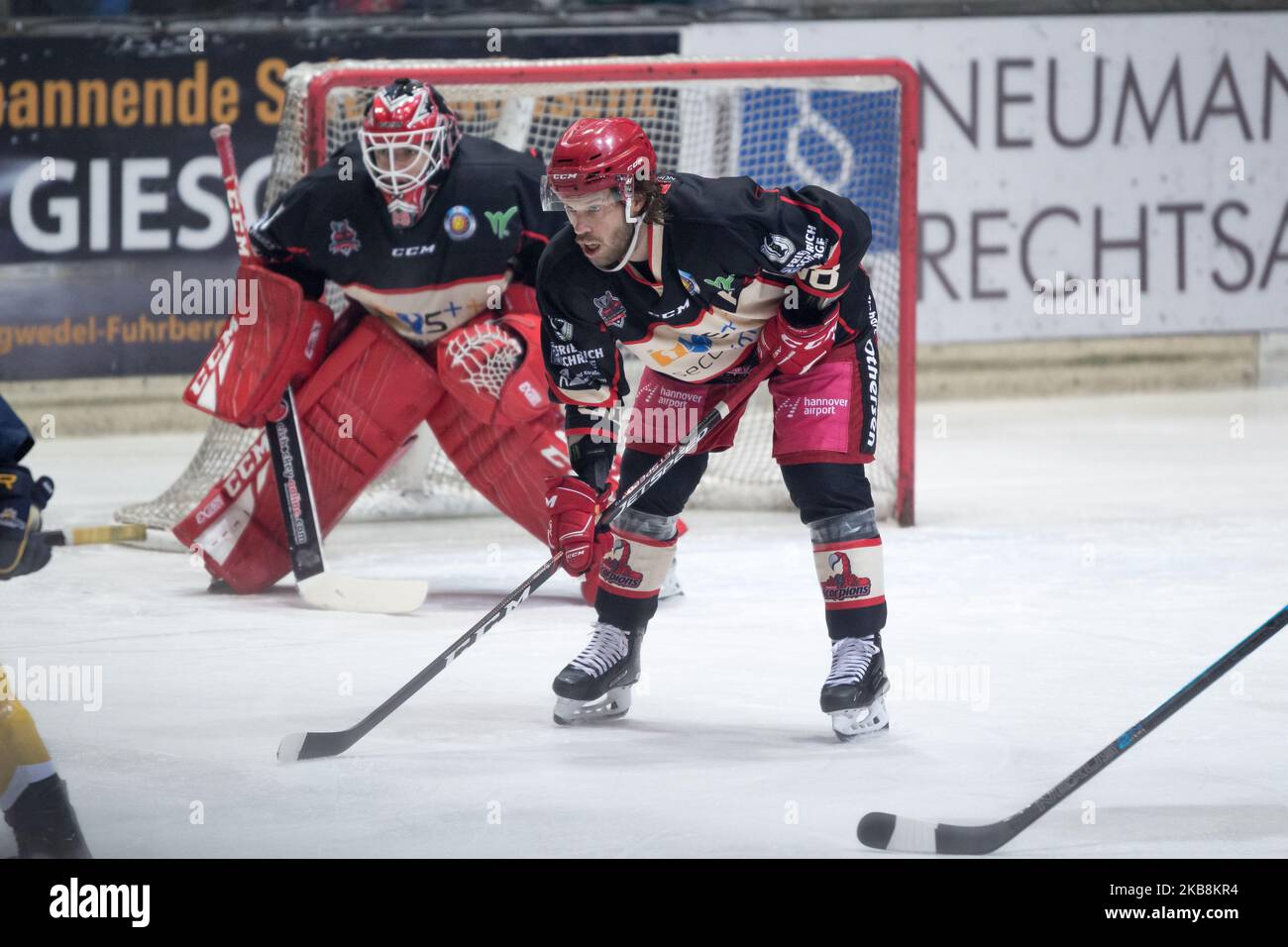 Dennis Schütt von den Hannover Scorpions beim Oberliga-Nordspiel ...