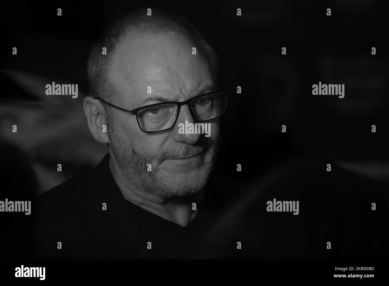 Isaac hempstead wright und liam cunningham Schwarzweiß-Stockfotos und -bilder - Alamy