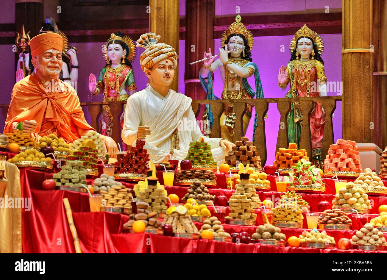 Annakut darshan -Fotos und -Bildmaterial in hoher Auflösung – Alamy