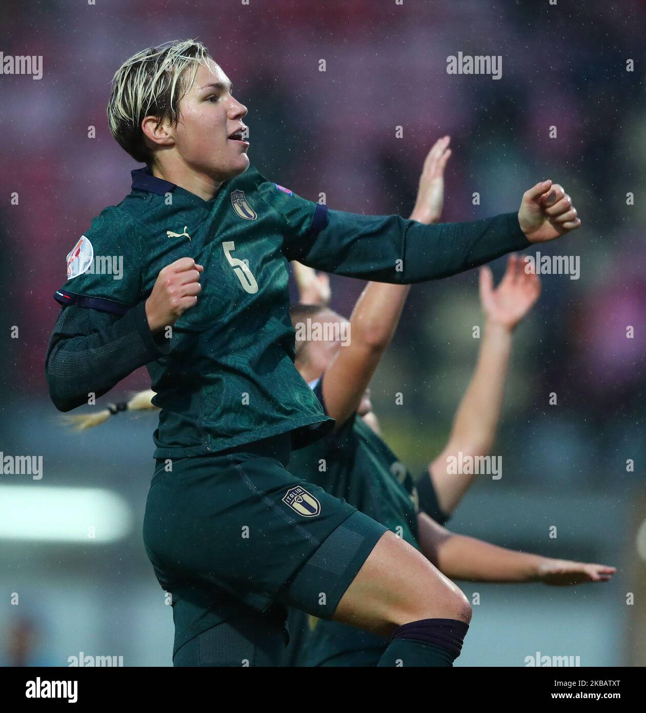 Elena Linari aus Italien feiert am 12. November 2019 im Teofilo Patini ...