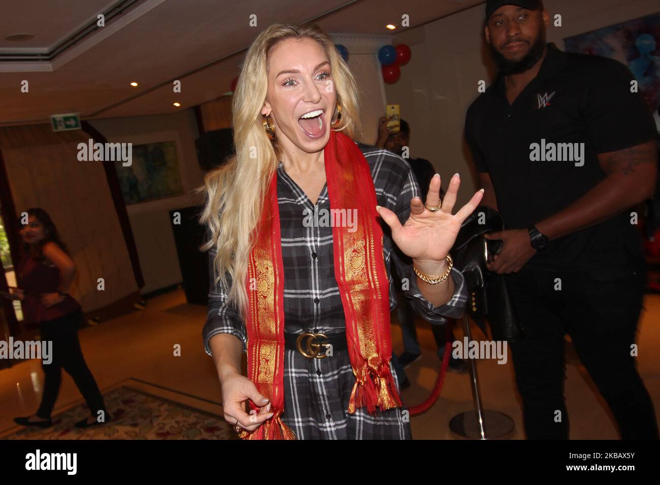 Wwe superstar charlotte flair gesten -Fotos und -Bildmaterial in hoher ...